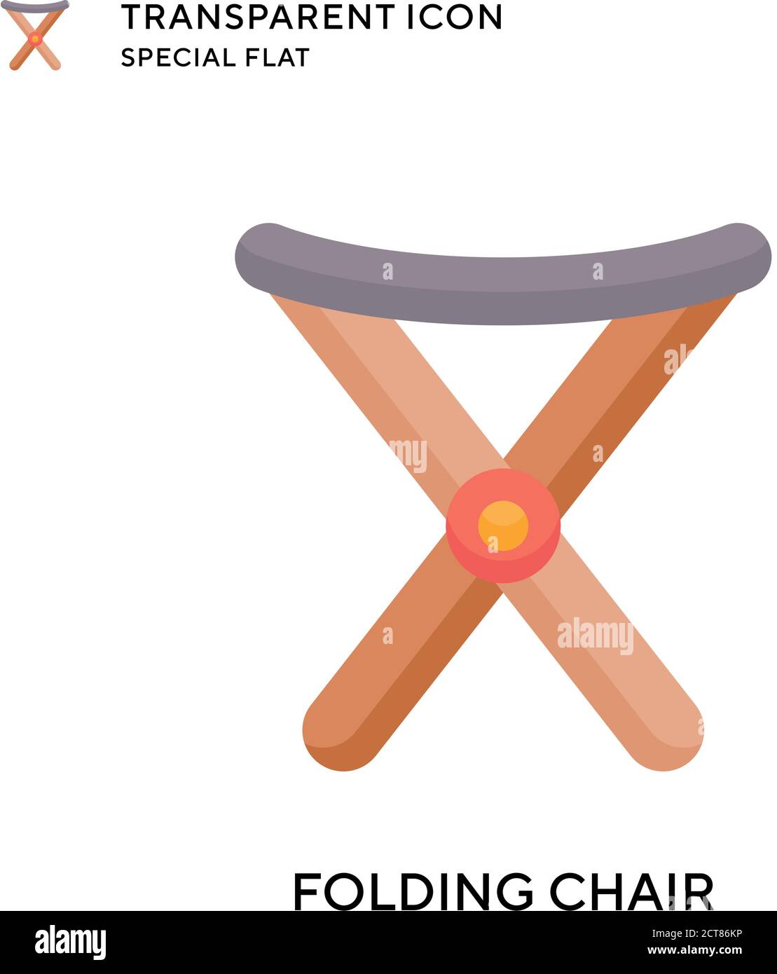 Portable camping chairs Stock Vector Images - Alamy