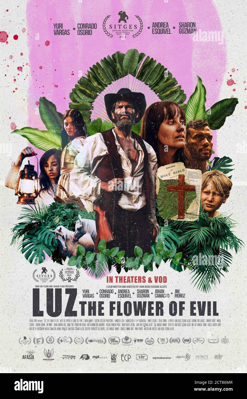 LUZ: THE FLOWER OF EVIL, US poster, from left: Sharon Guzman, Yuri ...