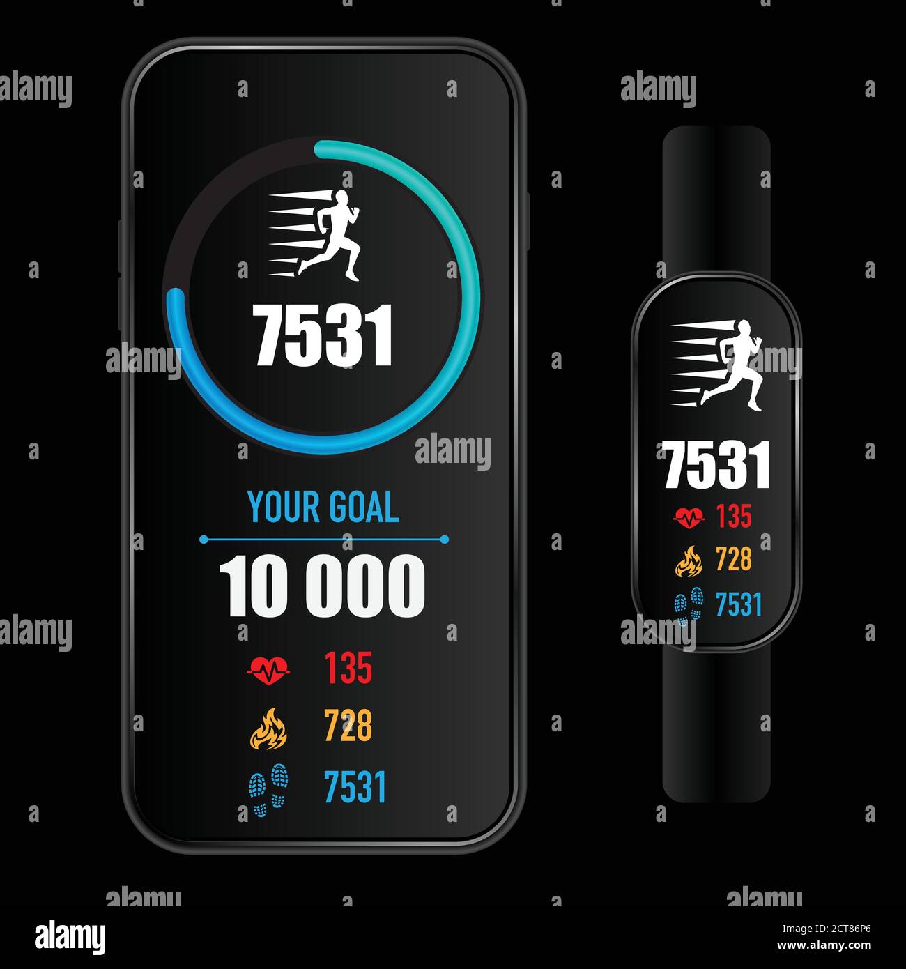 Mobile band Stock Vector Images - Alamy