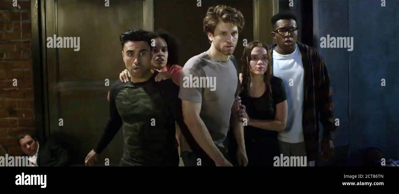 NO ESCAPE, (aka FOLLOW ME), from left: George Janko, Siya, Keegan Allen ...