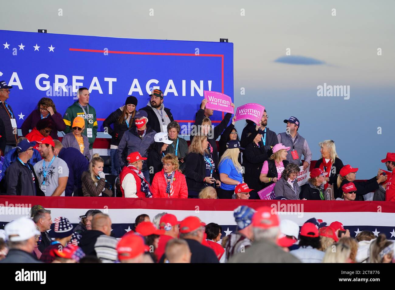 Donald Trump 45th president of the united states held a make america ...
