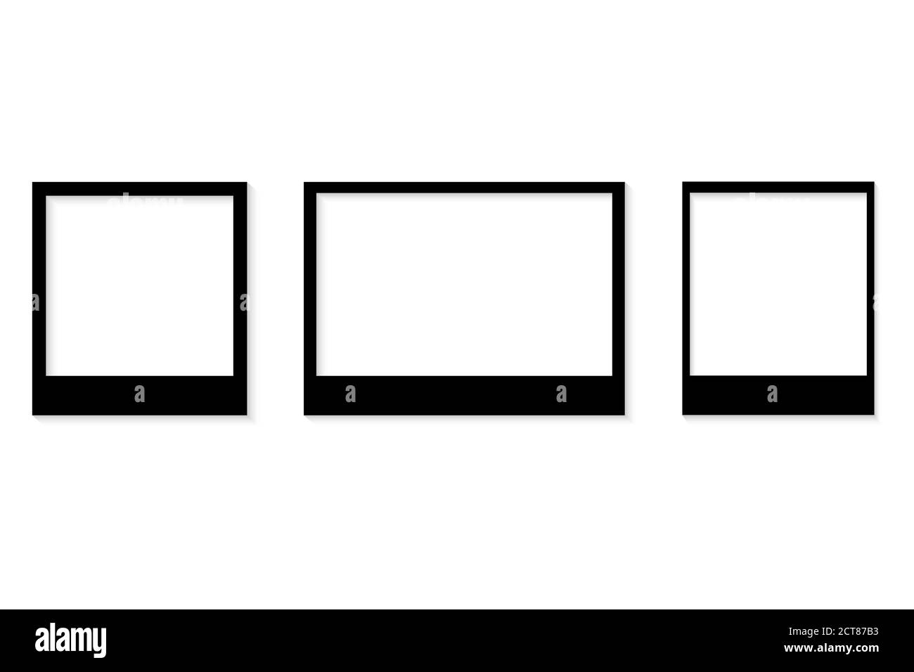 Empty photo frame gift Stock Vector Images - Alamy