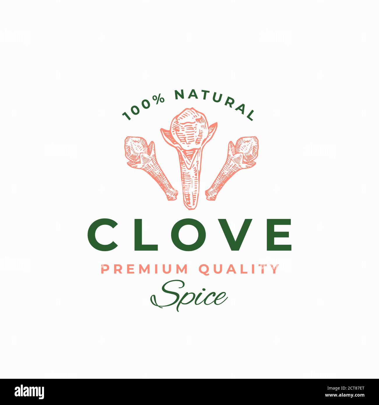 Premium Quality Clove Abstract Vector Sign, Symbol or Logo Template ...