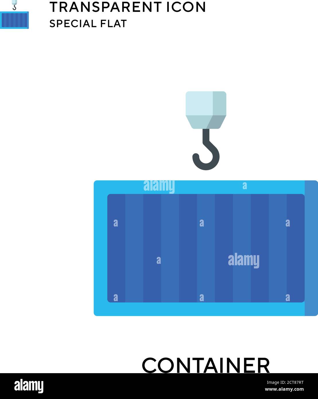 Loading of container ships Stock Vector Images - Alamy