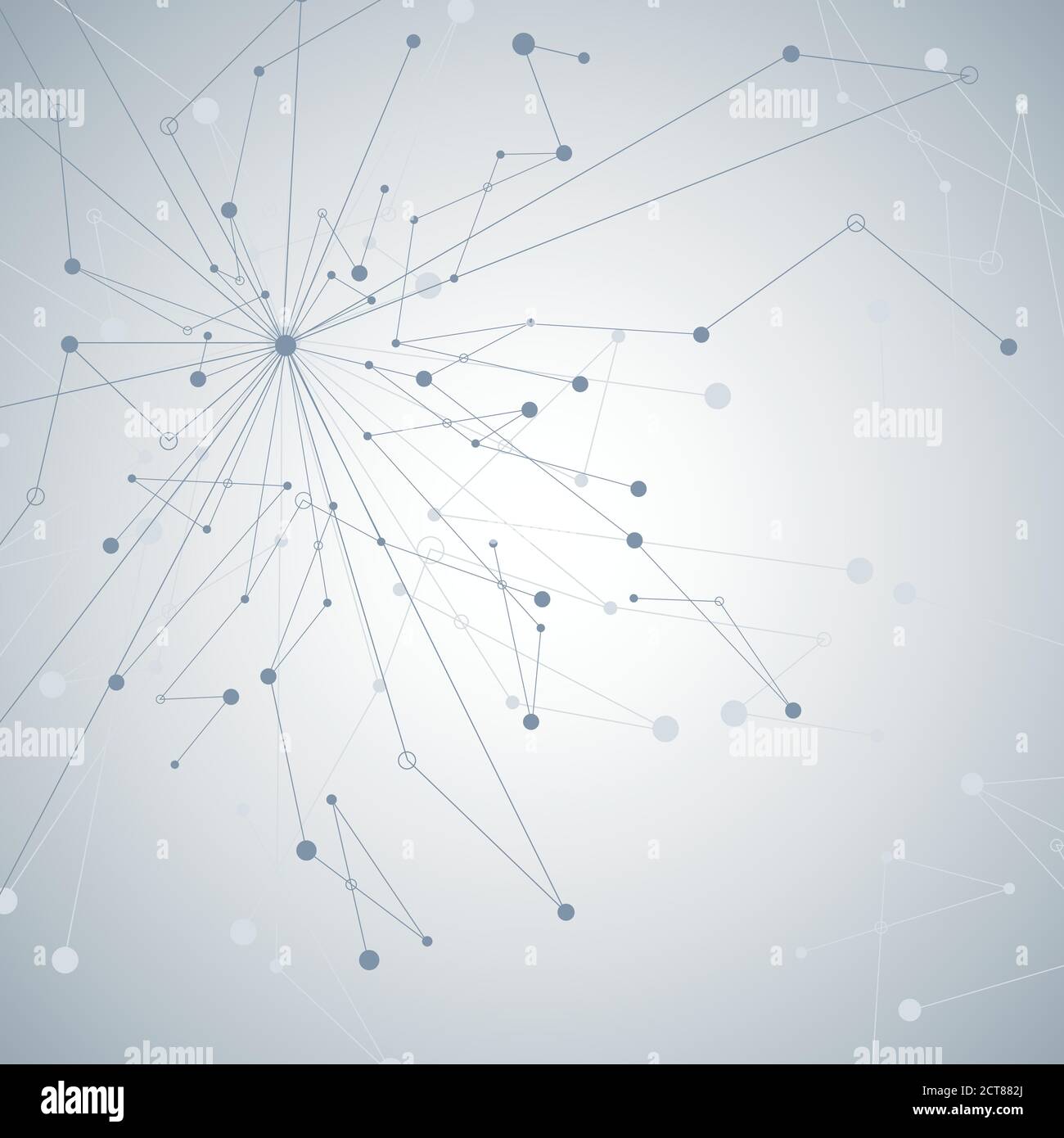 Geometric pattern with connected lines and dots. Vector illustration ...