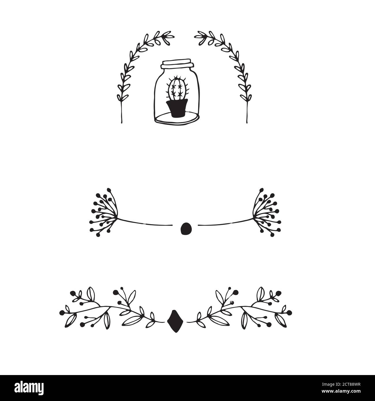 Curly frames, ornate elements and borders Stock Vector Image & Art - Alamy