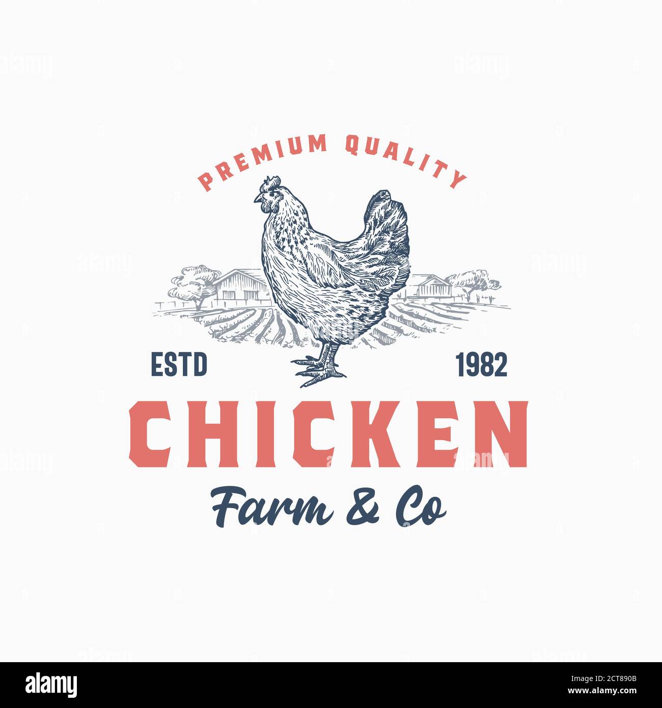 Vintage Chicken Logo