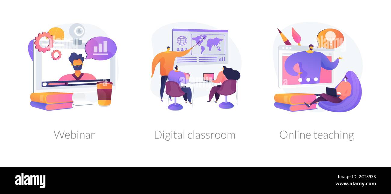 Blended learning vector concept metaphors Stock Vector Image & Art - Alamy