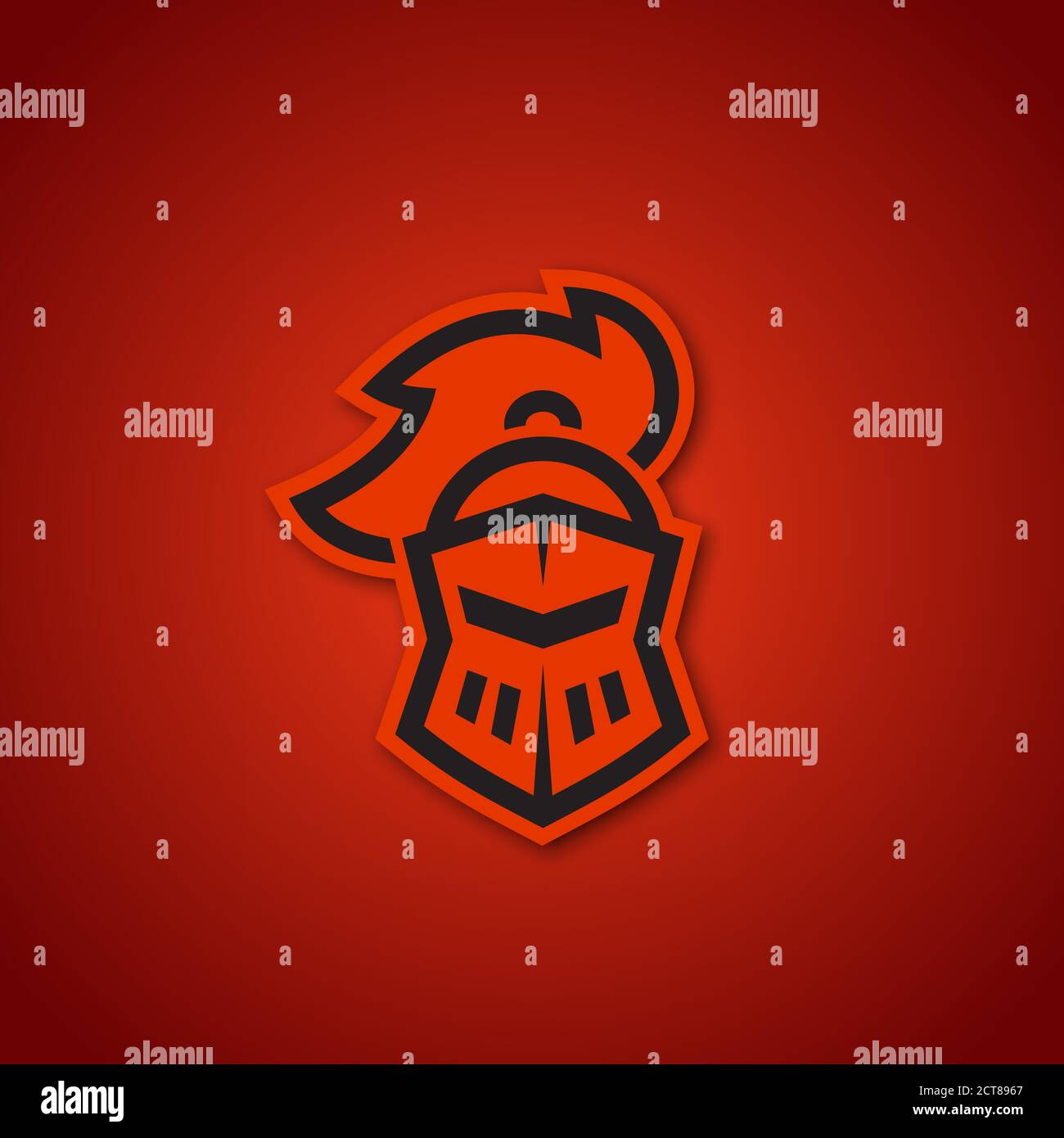 Simple Knight Helmet Clip Art