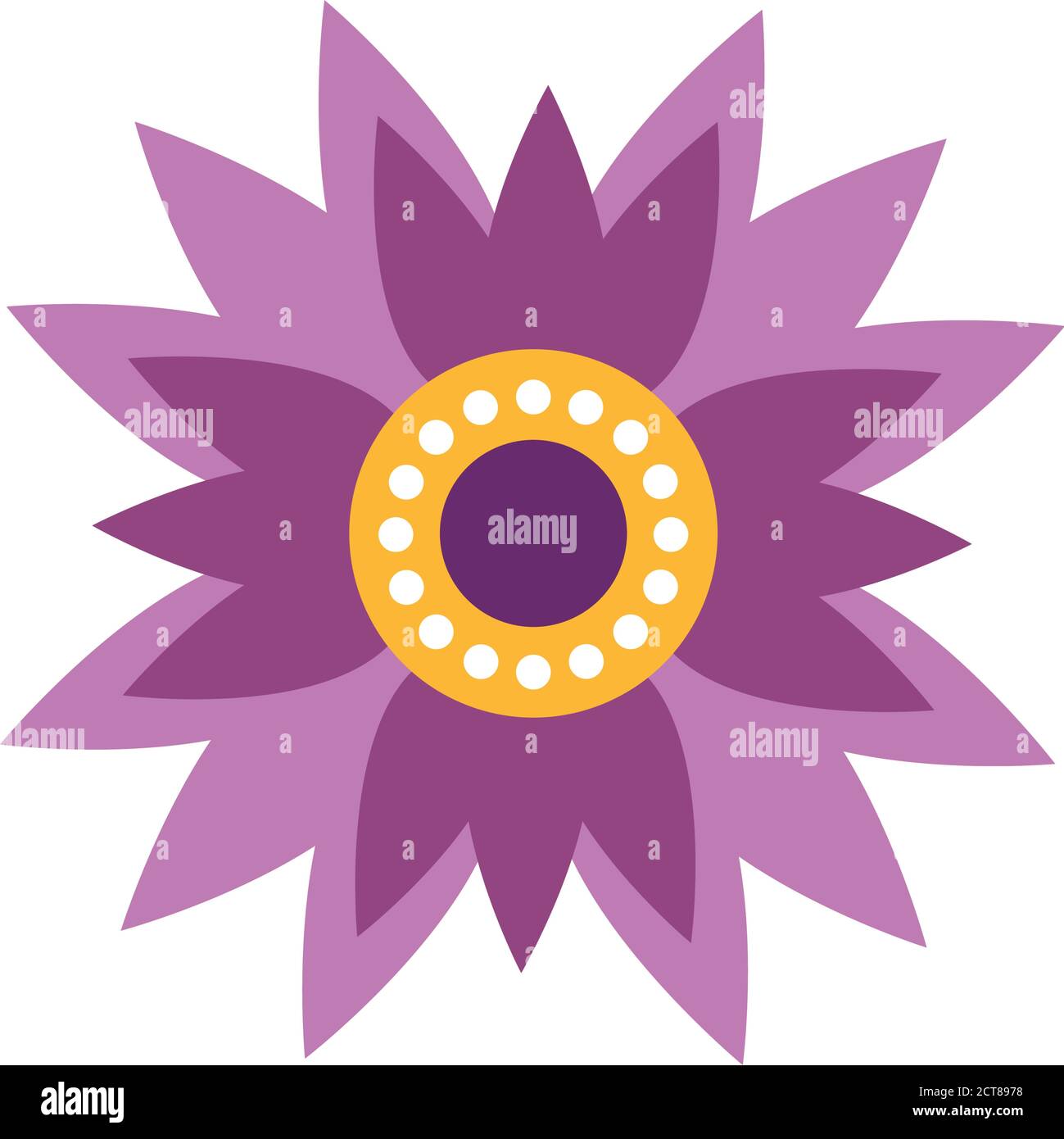 Isolated flower icon vector design Stock Vector Image & Art - Alamy