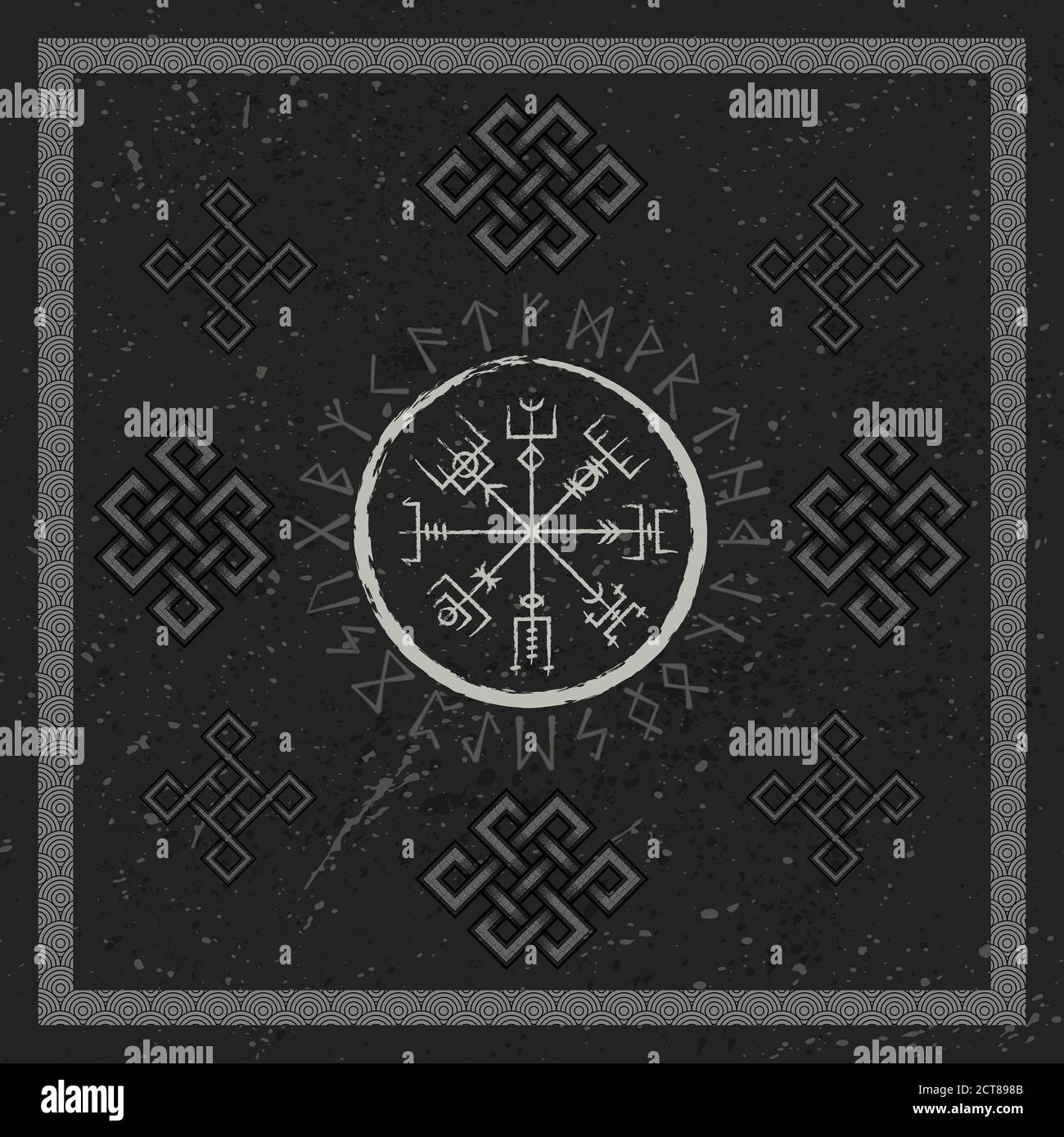 Abstract runic symbols wallpaper Stock Vector Image & Art - Alamy