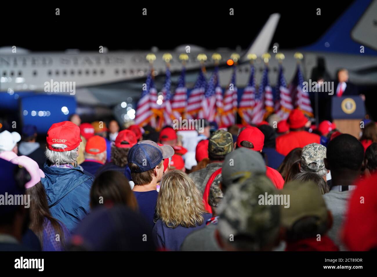 Donald Trump 45th president of the united states held a make america ...