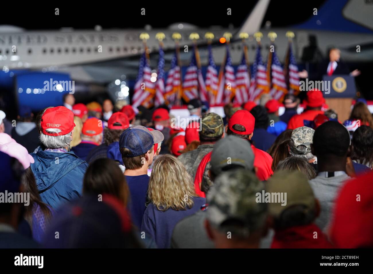 Donald Trump 45th president of the united states held a make america ...
