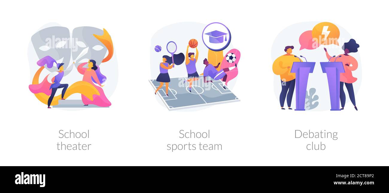 After-school activity abstract concept vector illustrations Stock ... After-school activity abstract concept vector illustrations Stock ...