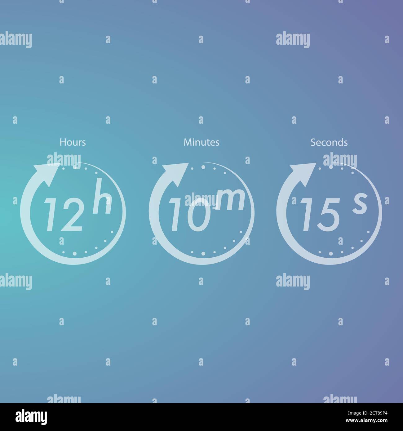 Clock counter timer background Stock Vector Image & Art - Alamy