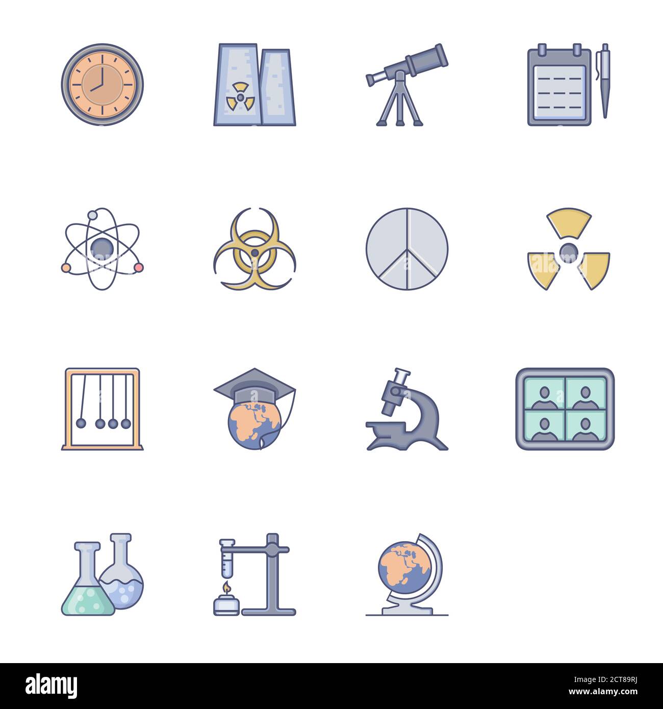 The Science pack Stock Vector Image & Art - Alamy