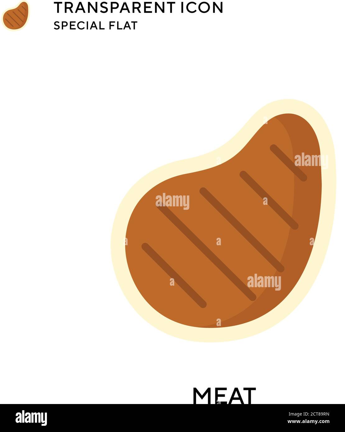 Tenderloin raw meat wood Stock Vector Images - Alamy