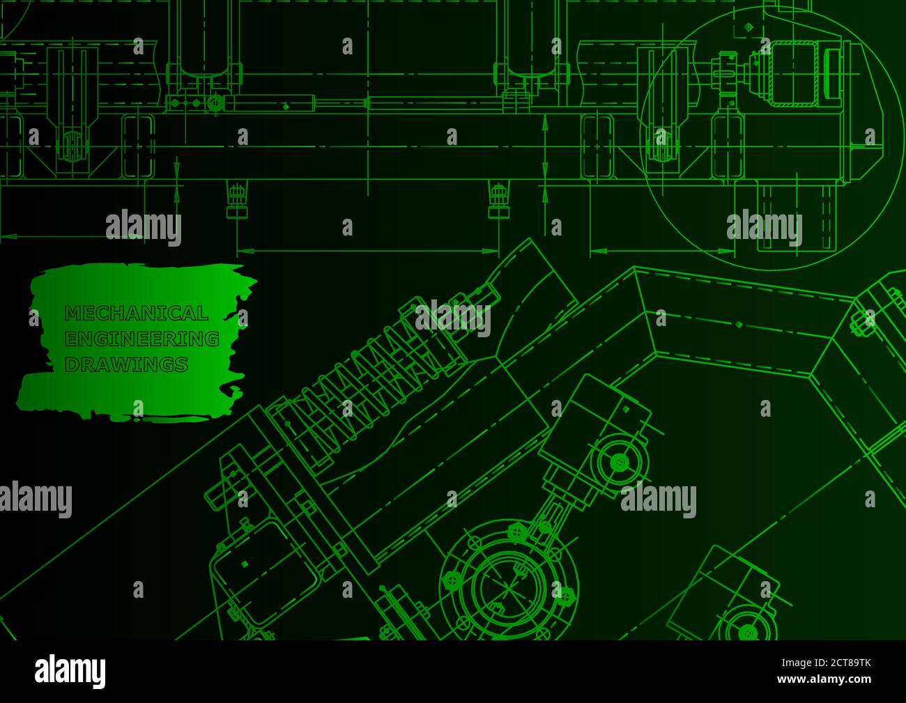 Computer aided design systems. Technical illustrations, backgrounds ...