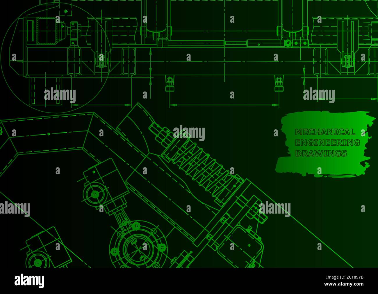 Computer aided design systems. Technical illustrations, backgrounds ...
