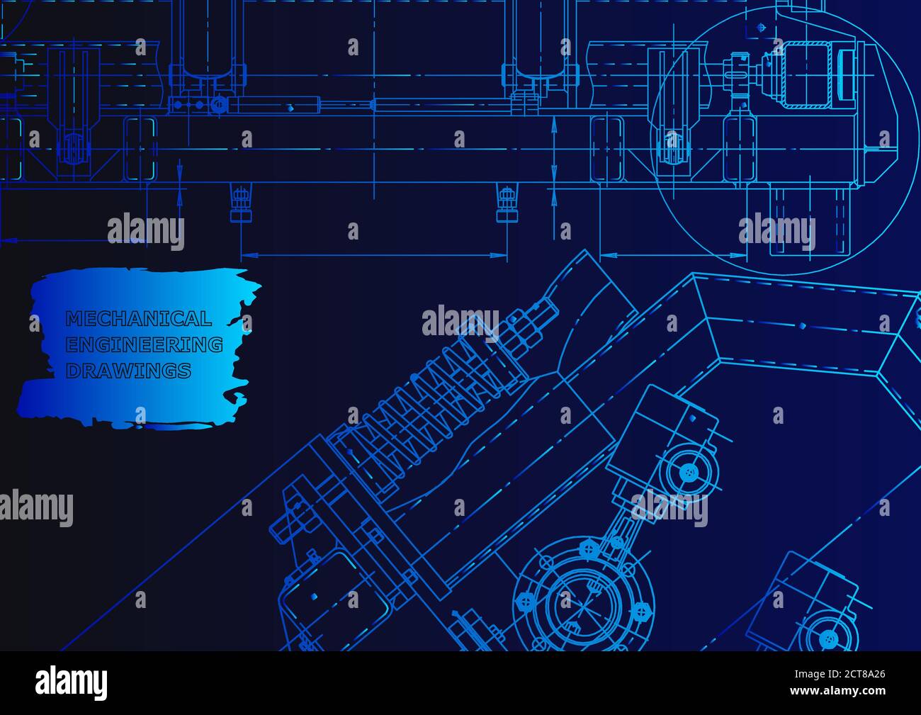 Computer aided design systems. Technical illustrations, backgrounds ...