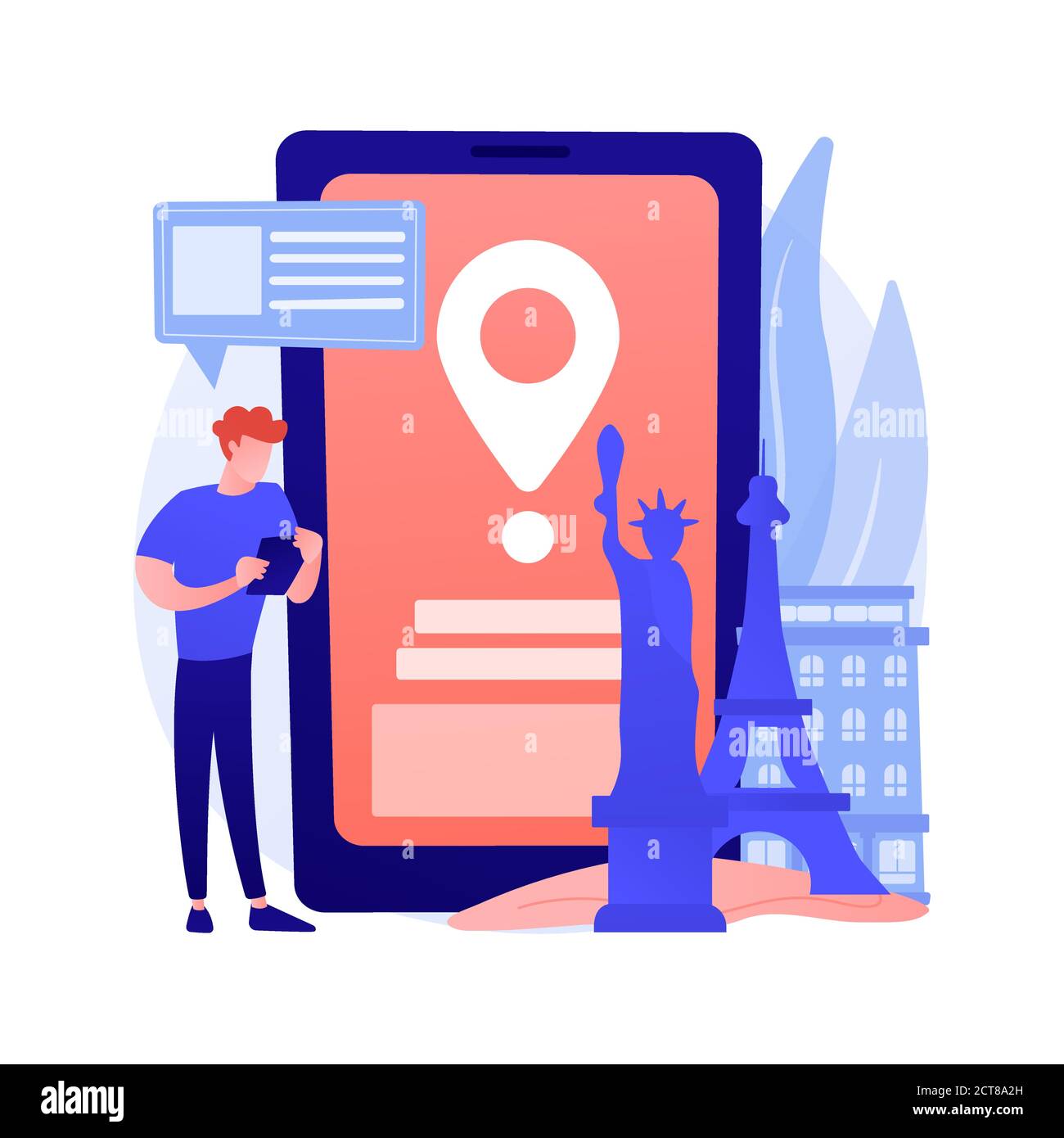 Smart destinations project abstract concept vector illustration Stock ...