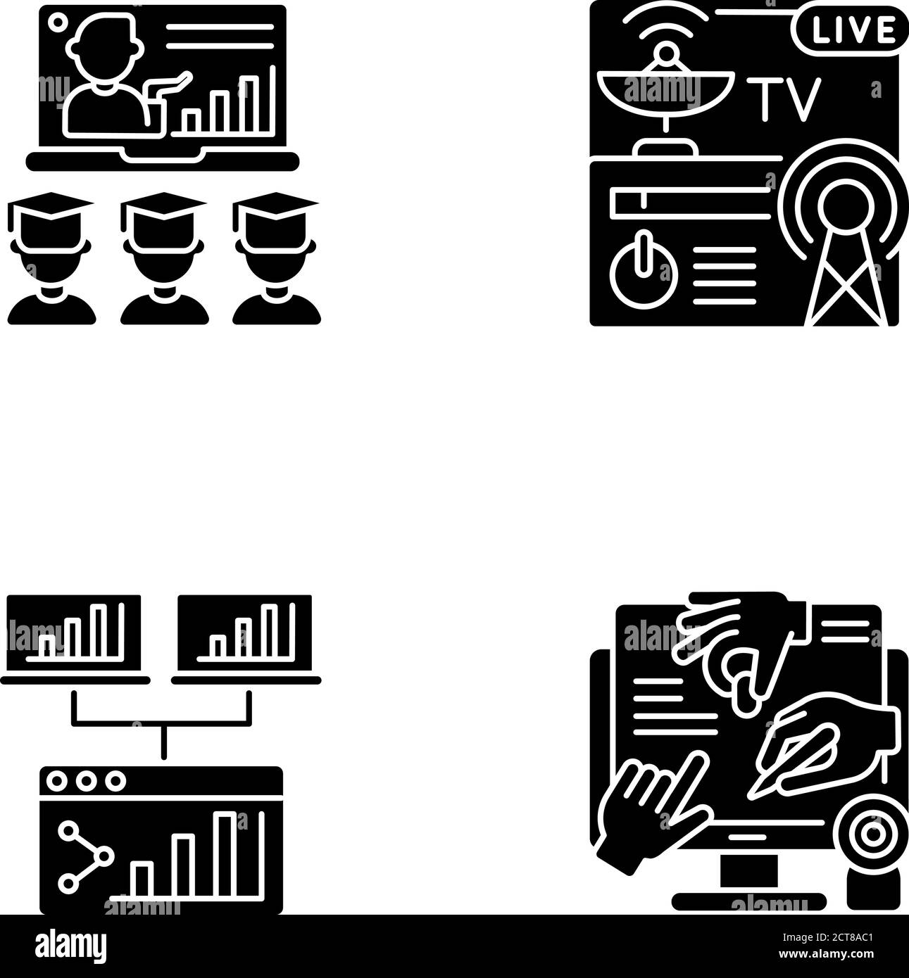 Video communications logo Cut Out Stock Images & Pictures - Alamy