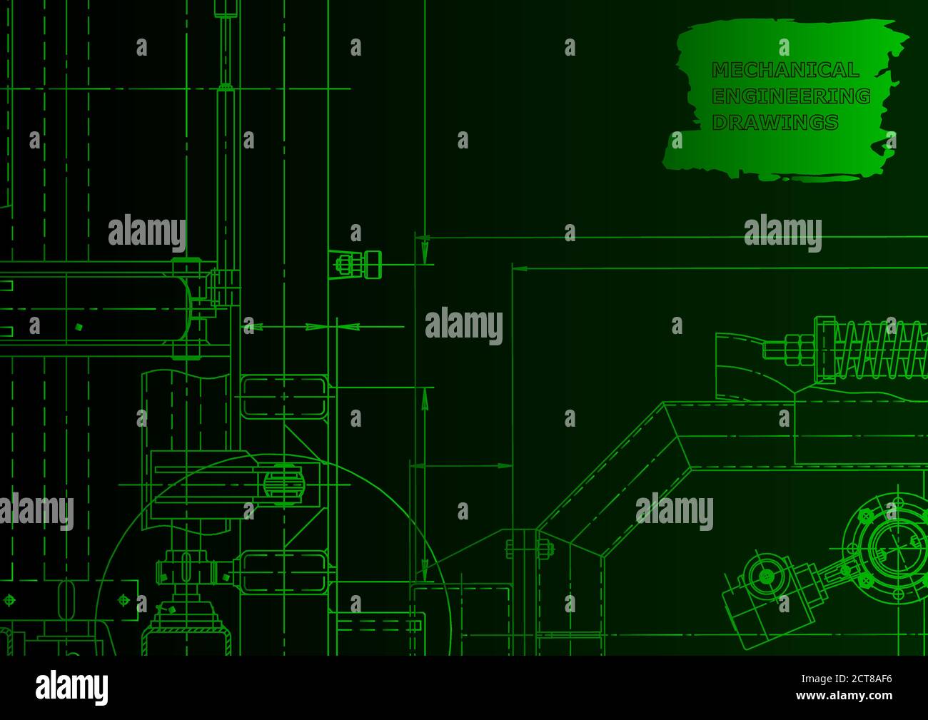 Modern fractal mechanical background Stock Vector Images - Alamy