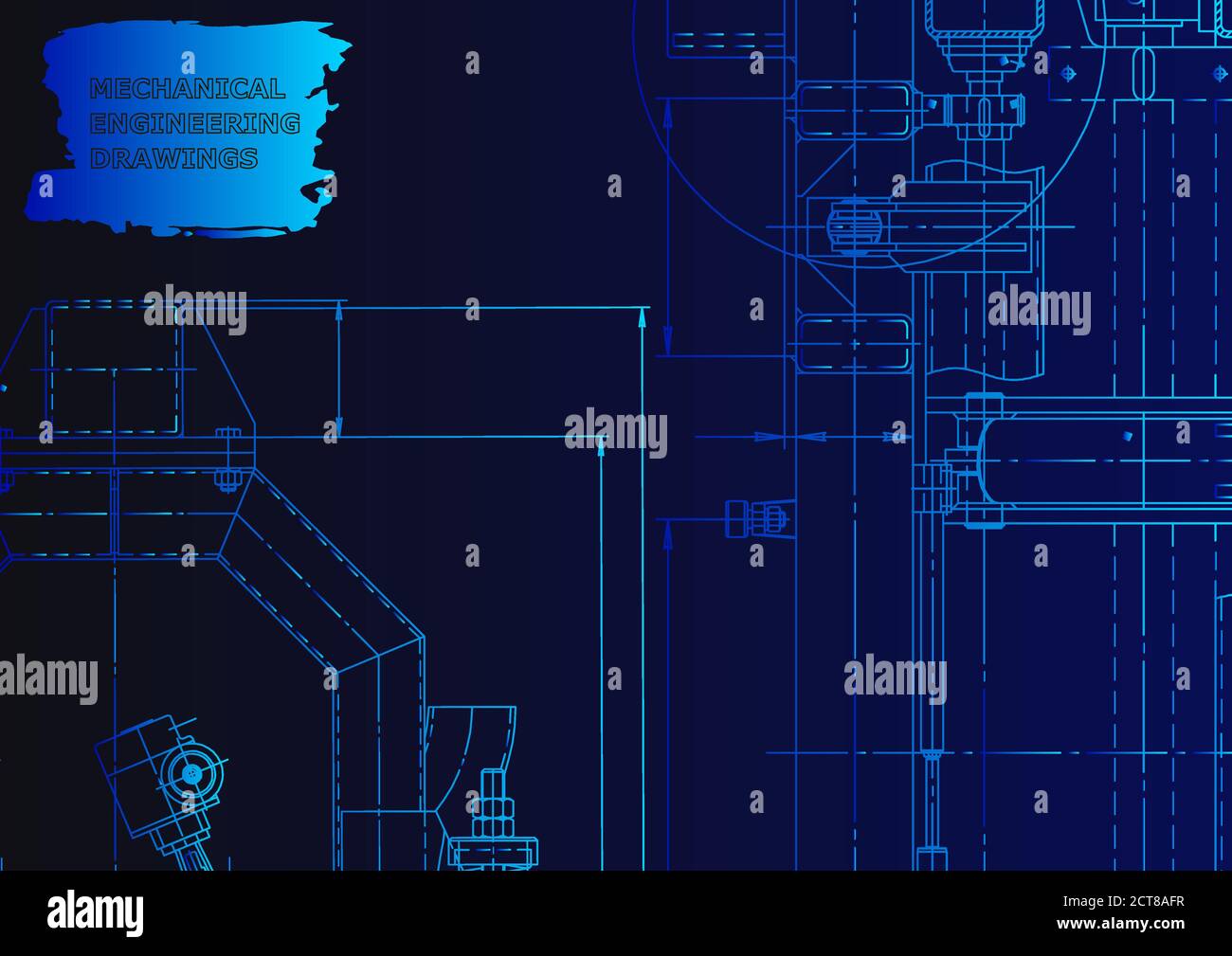 Mechanical engineering drawing. Machine-building. Computer aided design ...
