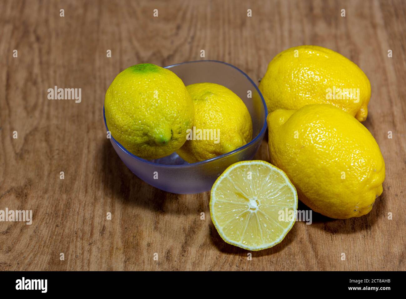 Yellow or Sicilian lemons. Sicilian lemons have an elongated shape and ...