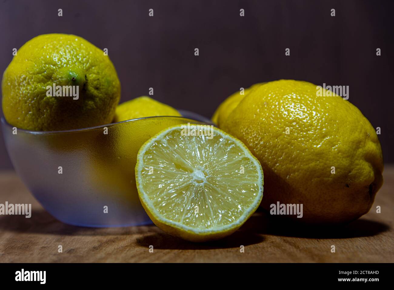 Yellow or Sicilian lemons. Sicilian lemons have an elongated shape and ...