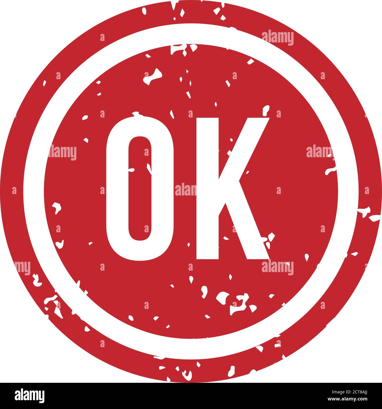 OK rubber stamp. Isolated vector. Illustration stamp ok sign, symbol ...