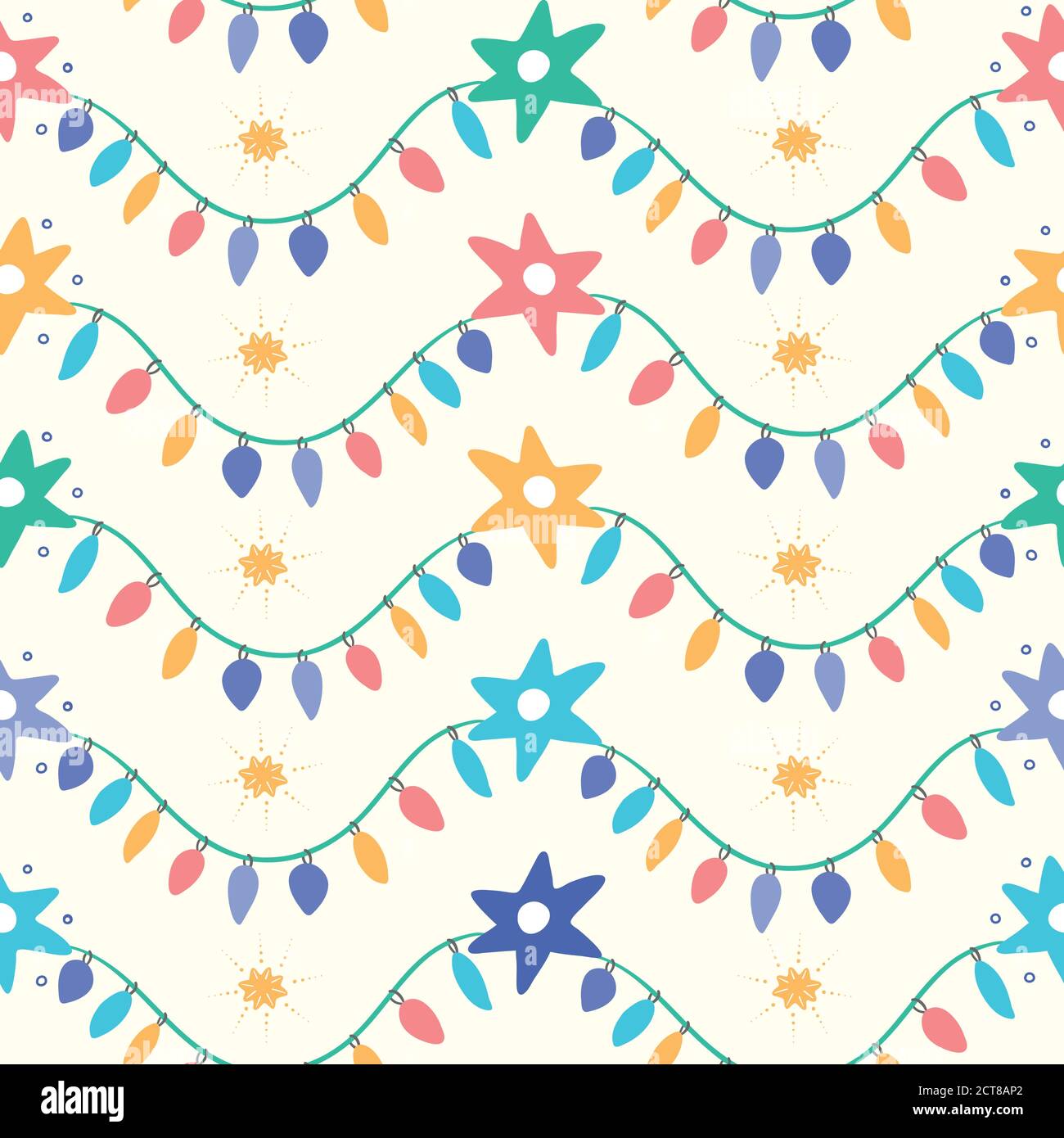Fairy lights stars christmas Stock Vector Images - Alamy