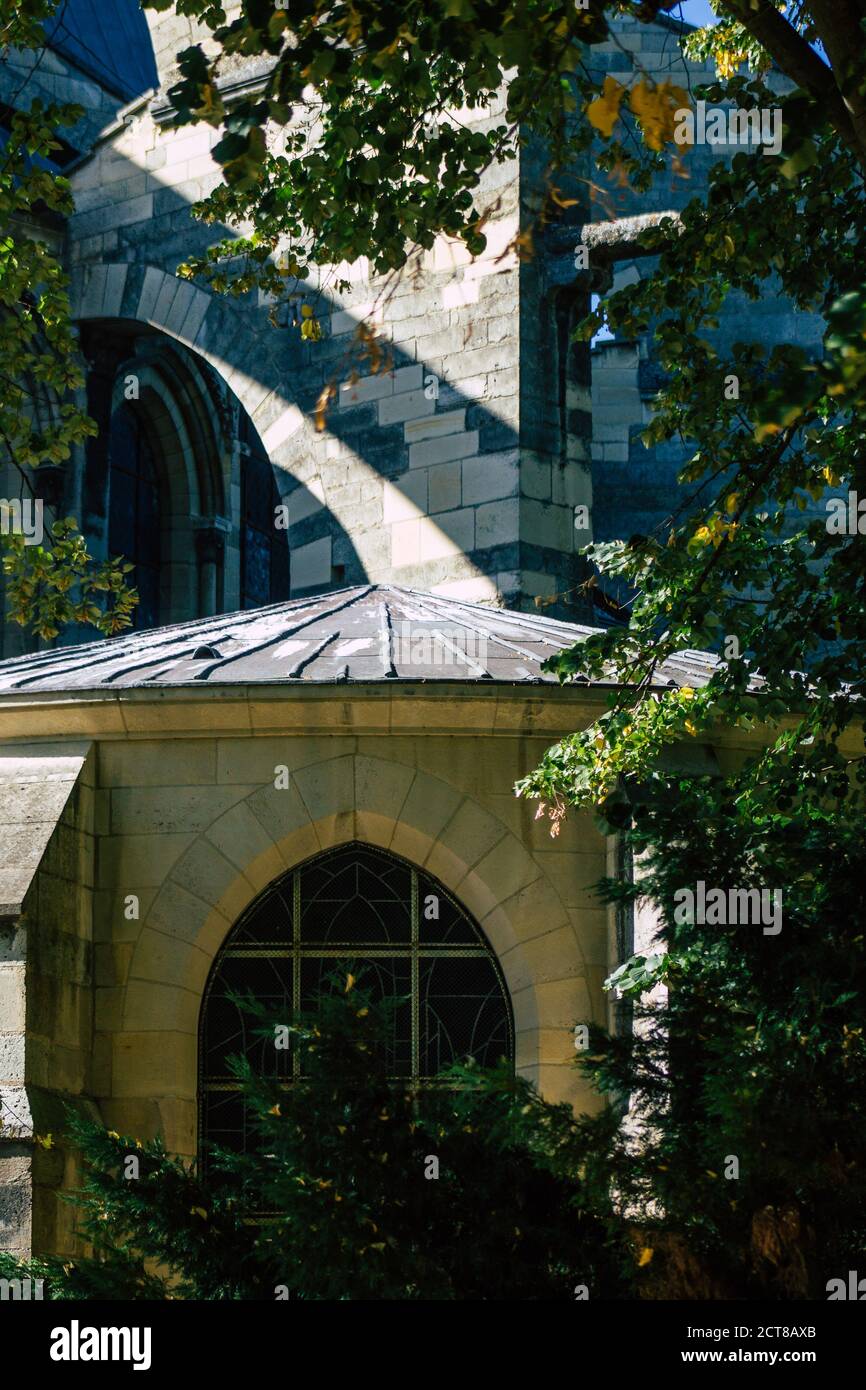 Reims France September 21, 2020 View of the exterior facade of the ...
