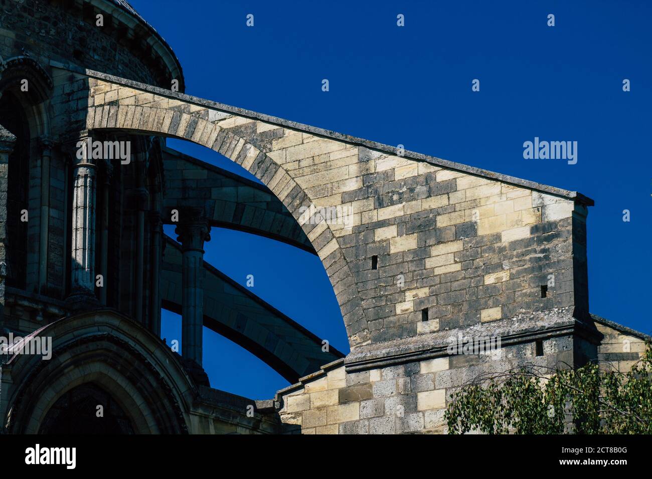 Reims France September 21, 2020 View of the exterior facade of the ...
