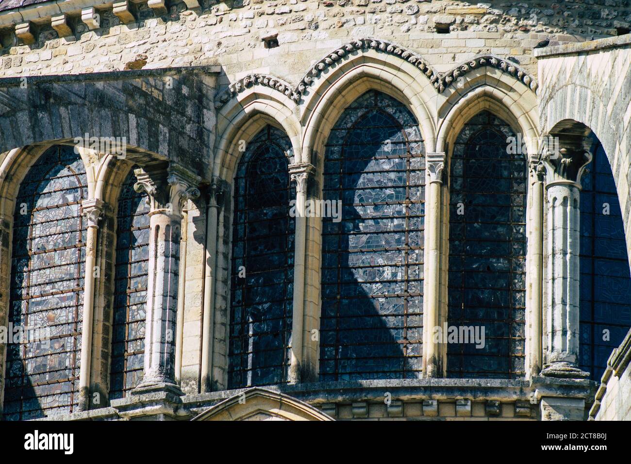 Reims France September 21, 2020 View of the exterior facade of the ...