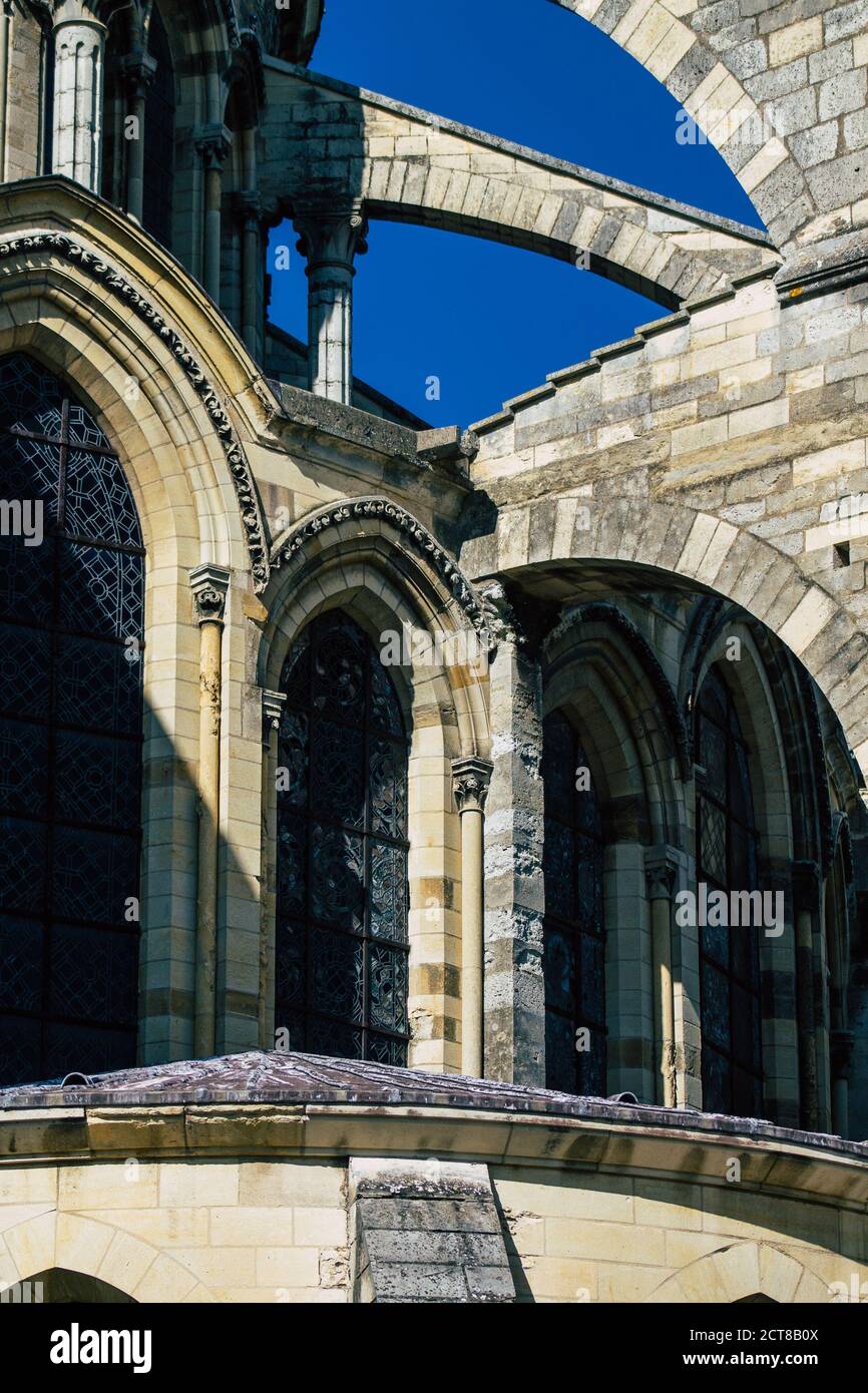 Reims France September 21, 2020 View of the exterior facade of the ...