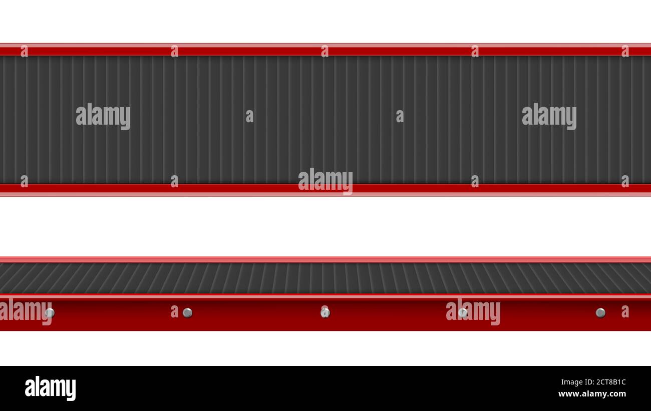 Conveyor belt top view Stock Vector Images - Alamy