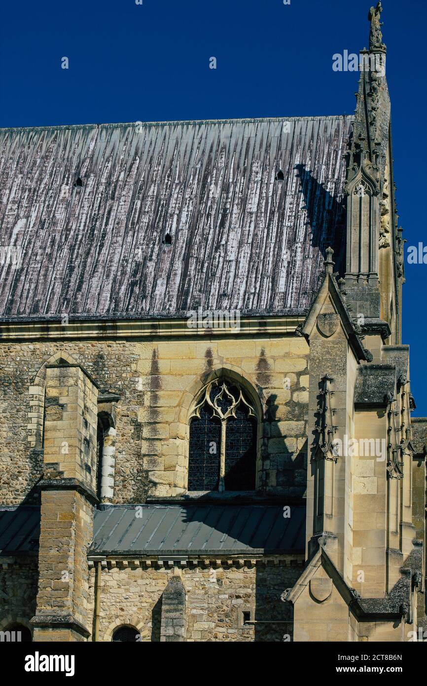 Reims France September 21, 2020 View of the exterior facade of the ...
