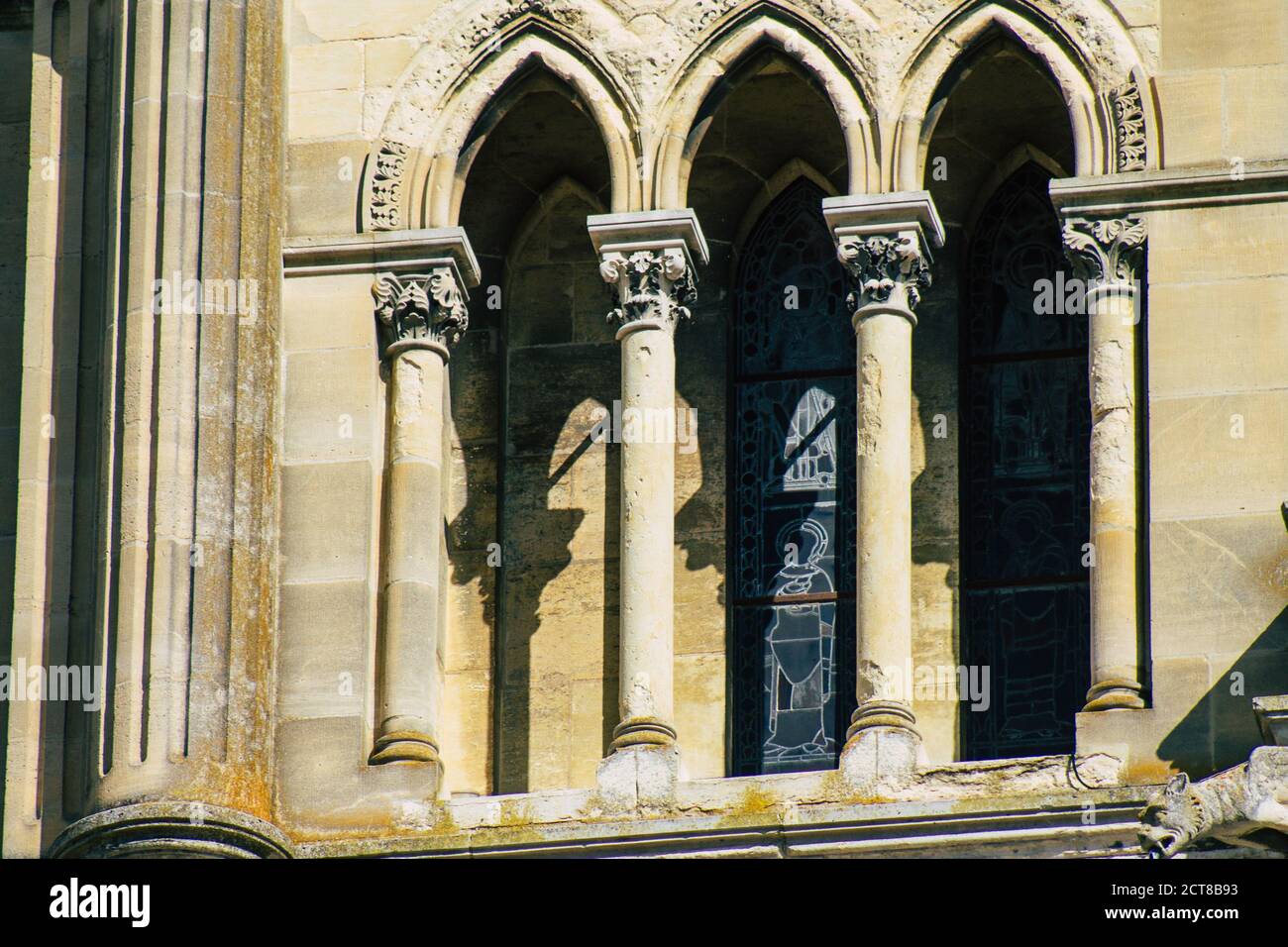 Reims France September 21, 2020 View of the exterior facade of the ...