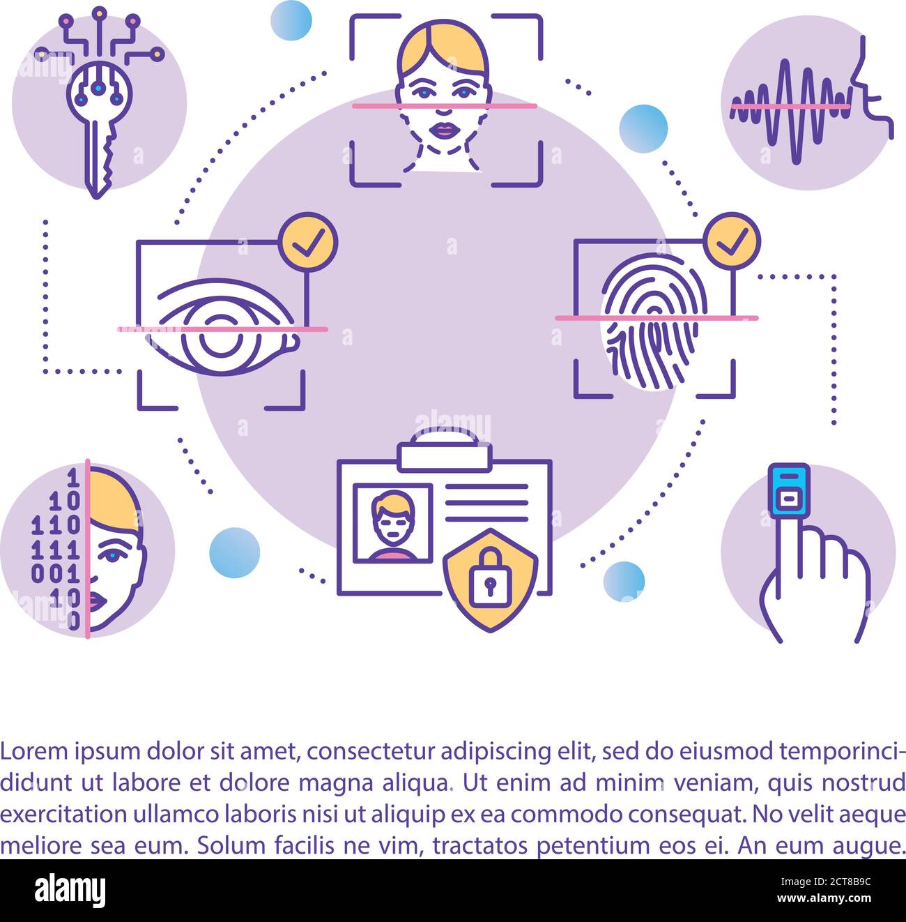 Cyber security fingerprint scanning Cut Out Stock Images & Pictures - Alamy