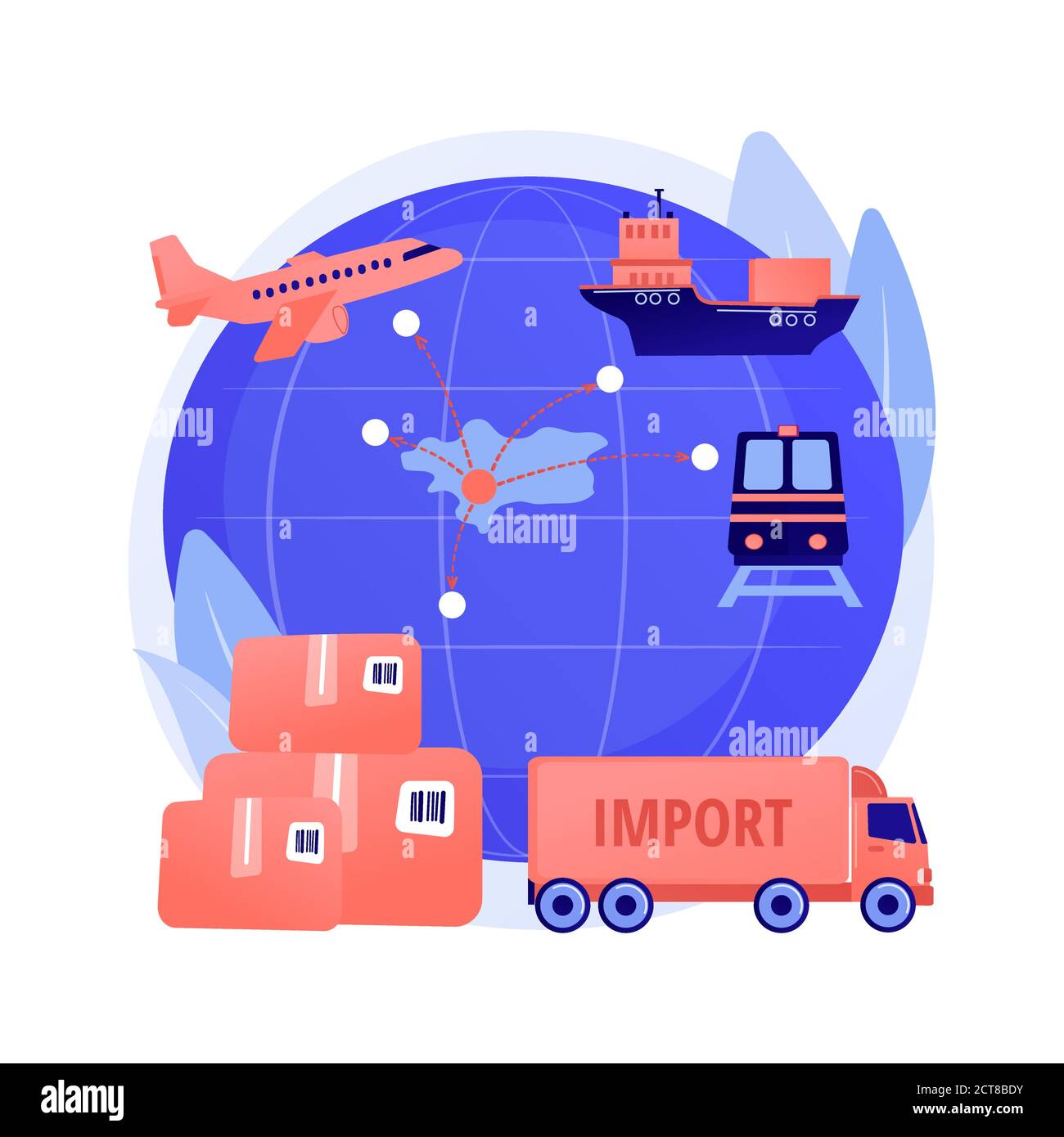 Exports And Imports Clipart