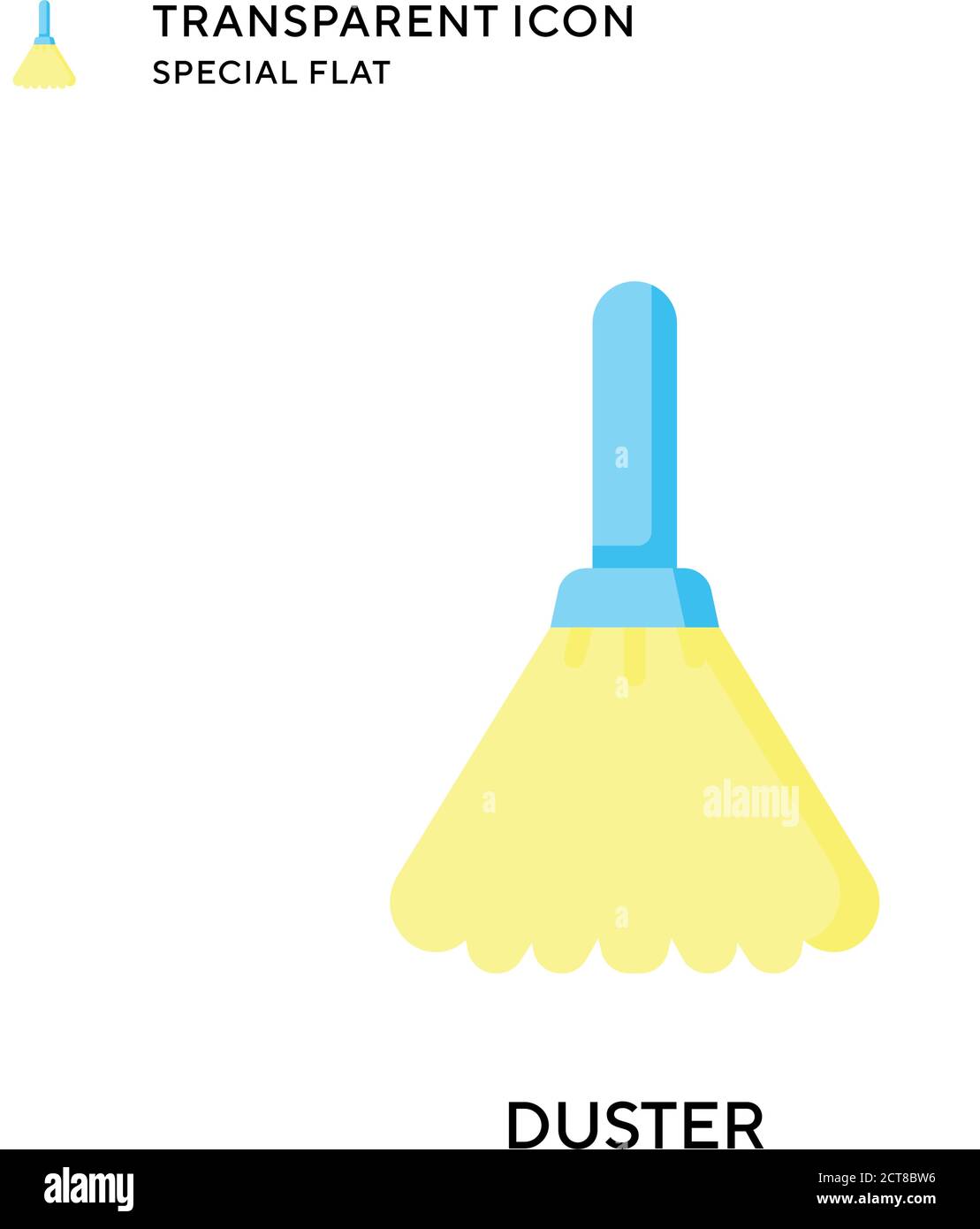 Soft duster plastic handle Stock Vector Images - Alamy