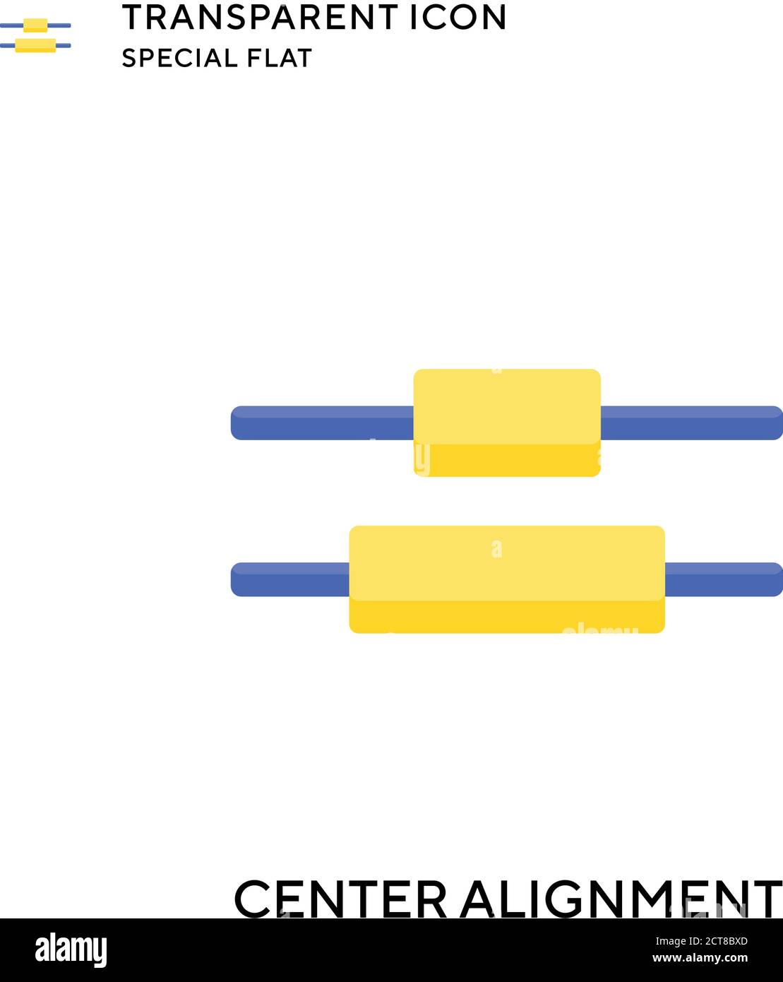 Left alignment vector vectors hi-res stock photography and images - Alamy