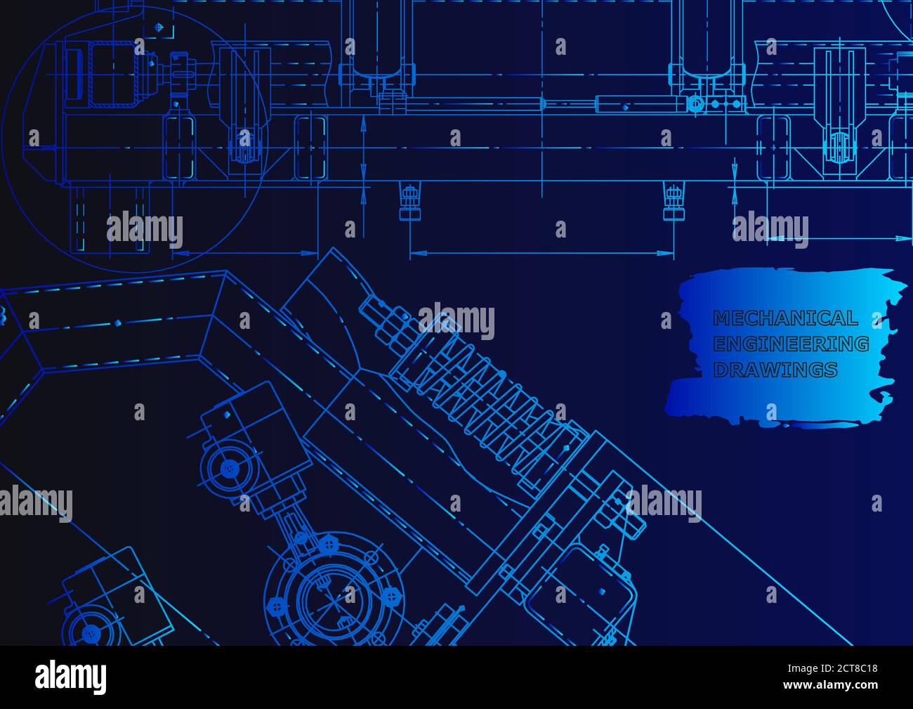 Computer aided design systems. Technical illustrations, backgrounds ...