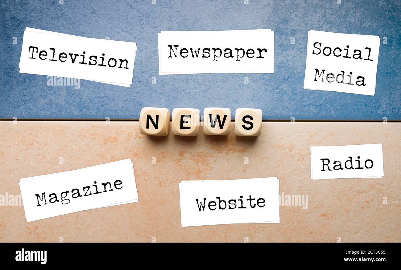Media news report hi-res stock photography and images - Alamy