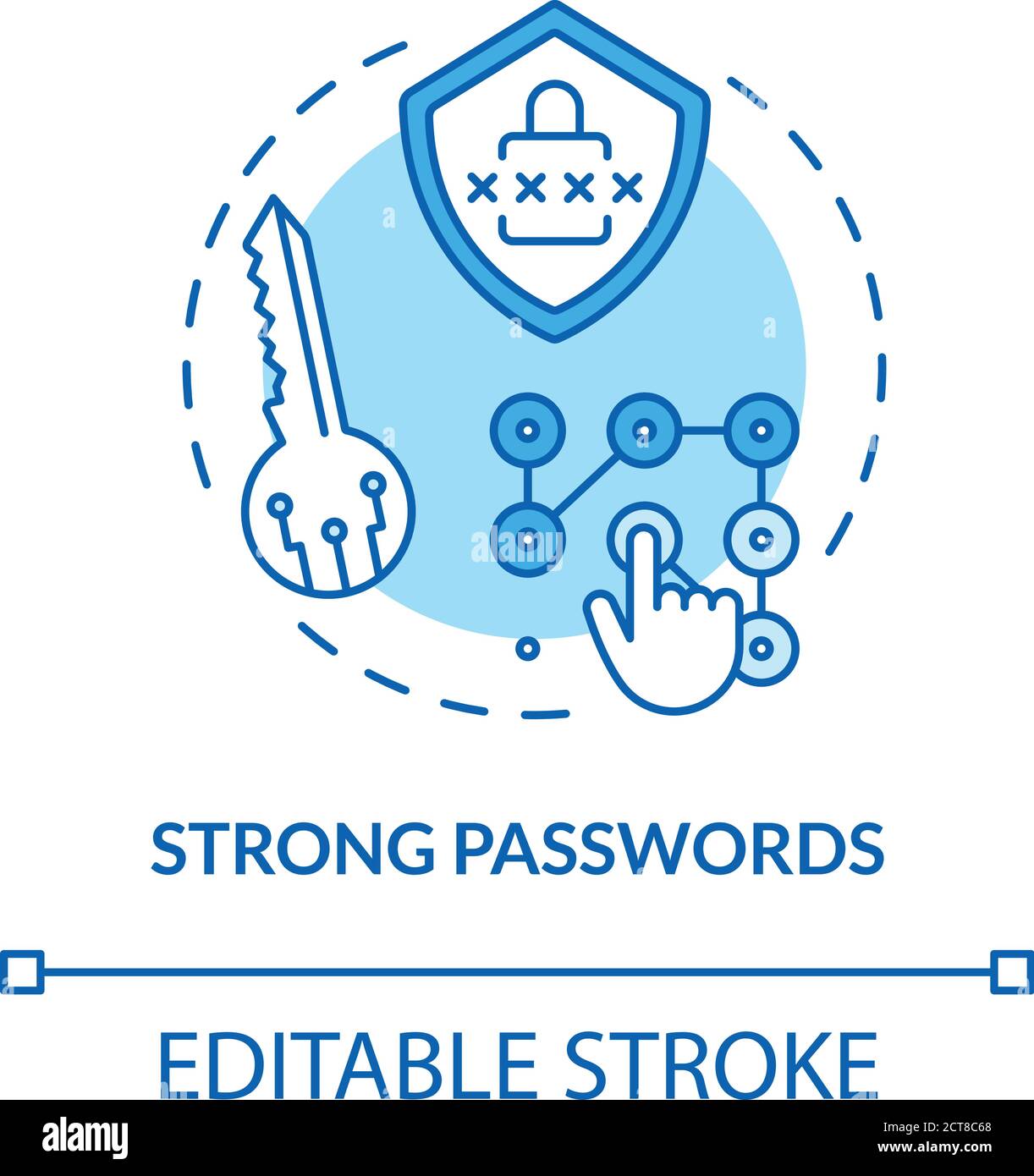 Computer passcode Stock Vector Images - Alamy