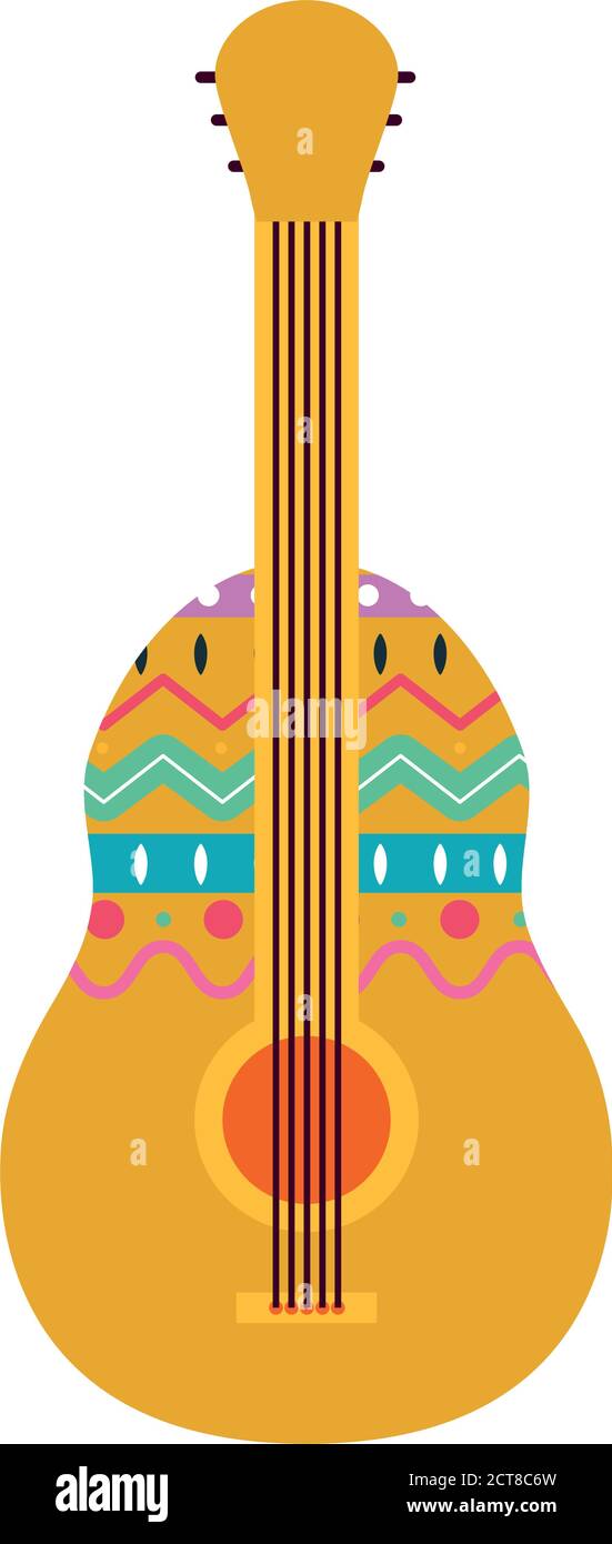 Isolated mexican guitar vector design Stock Vector Image & Art - Alamy