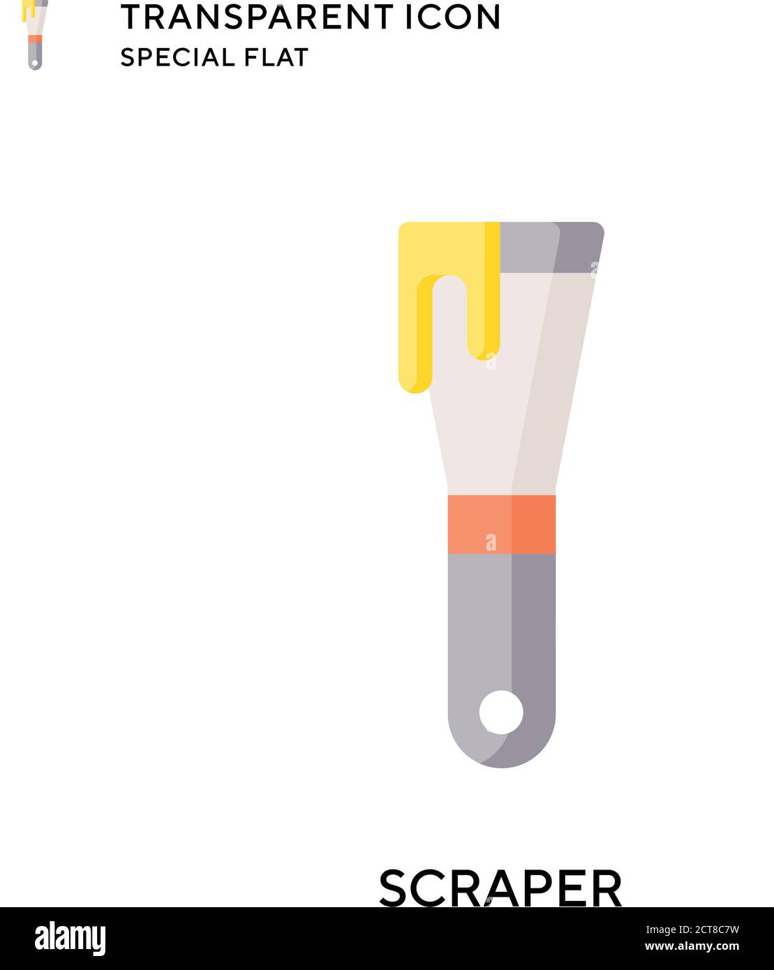 Man scraping car Stock Vector Images - Alamy