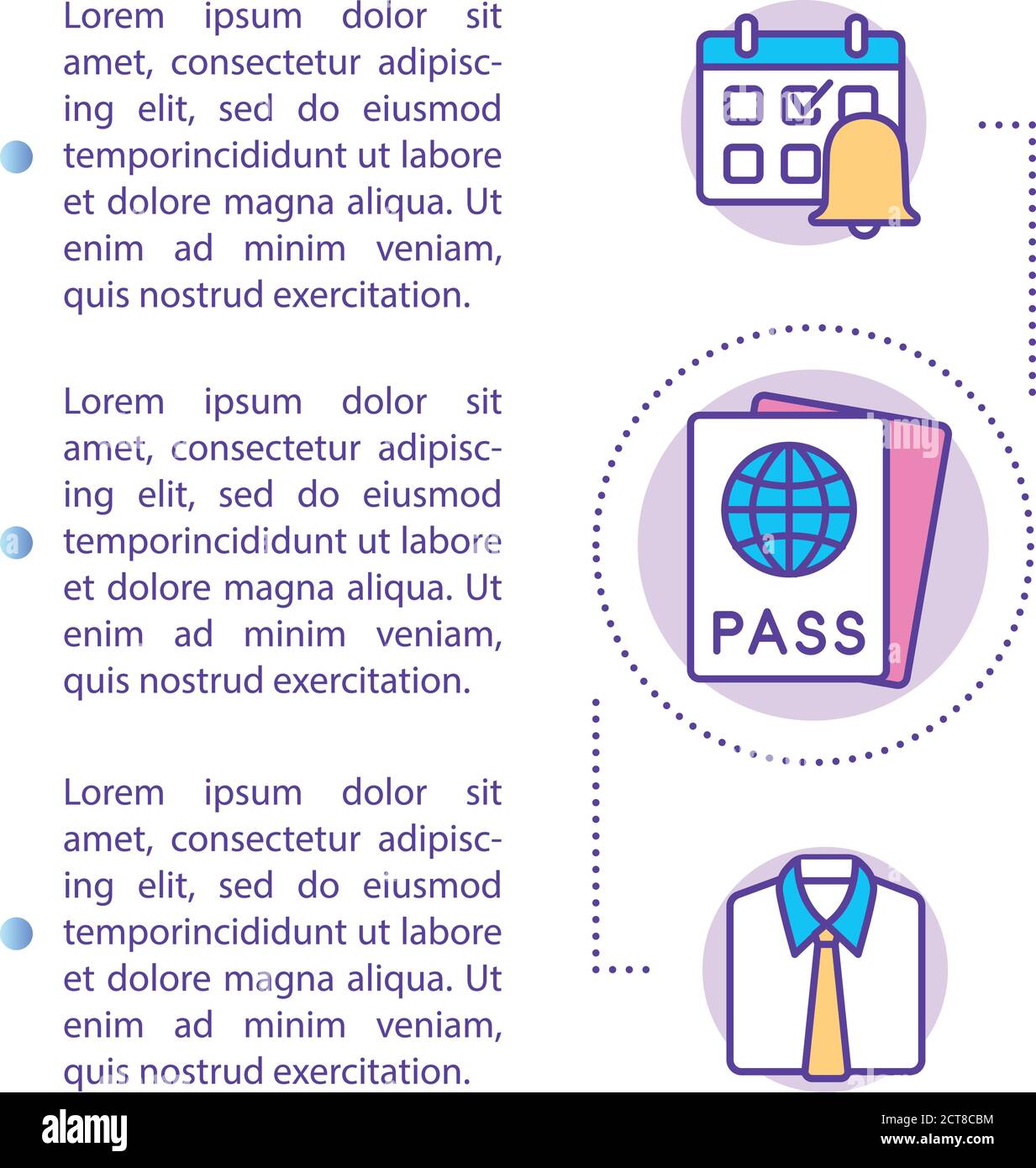 Biometric passport control concept icon with text Stock Vector Image ...