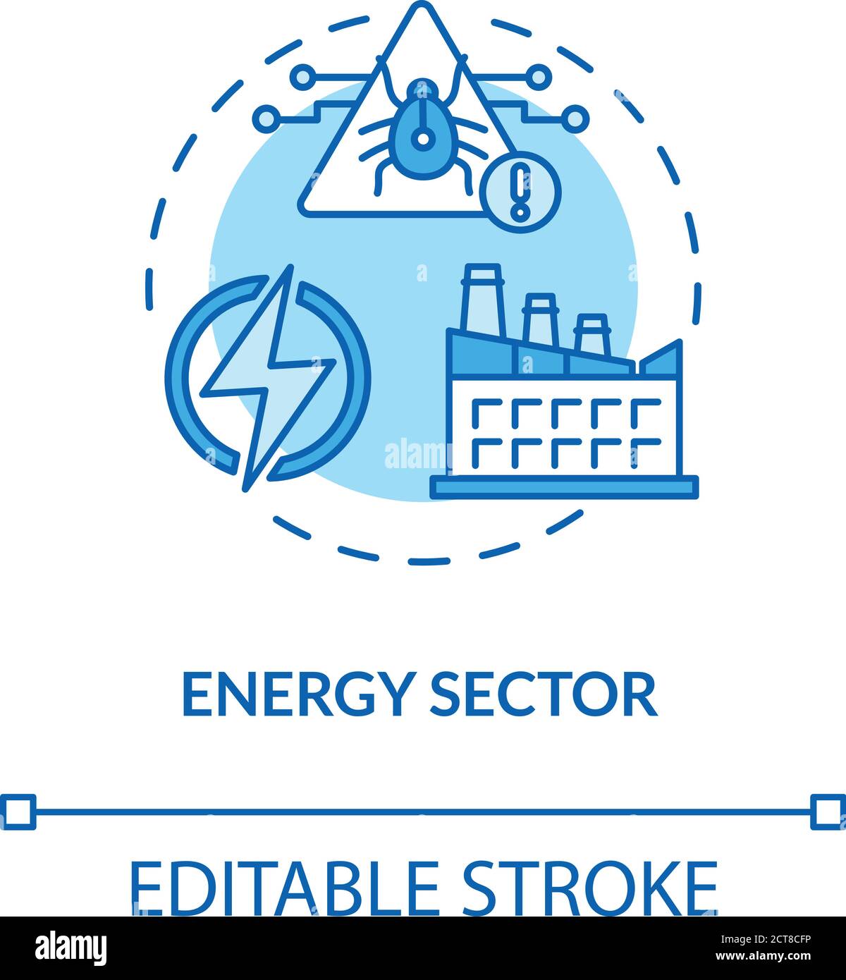 Energy sector concept icon Stock Vector Image & Art - Alamy